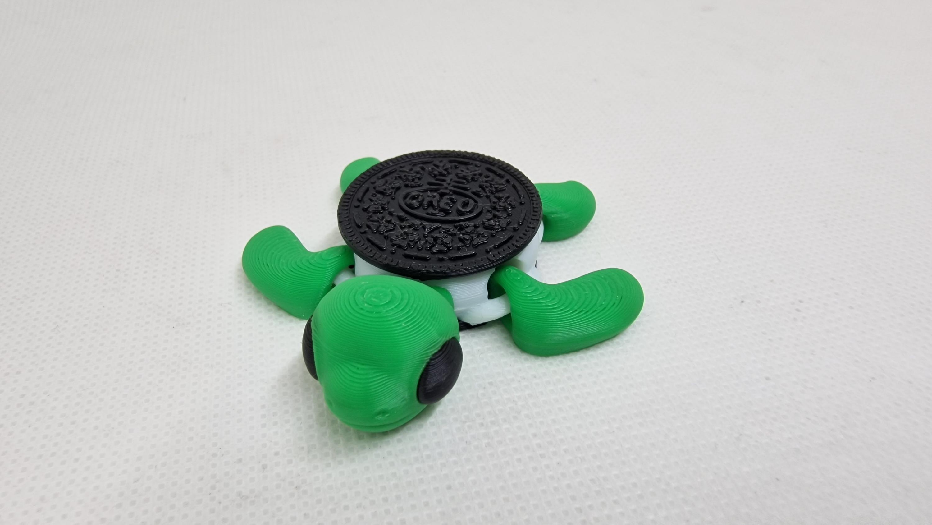 3d-printed Flexi Oreo Turtle - Fun and Unique Flexi, Fidget - Etsy