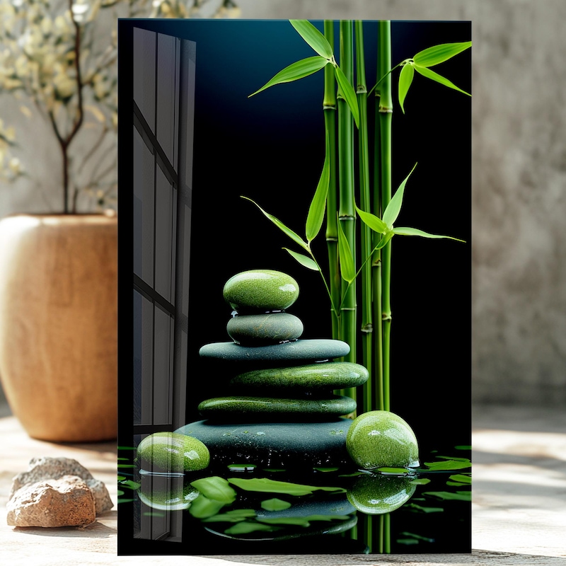 Tempered Glass Zen Stones - Etsy