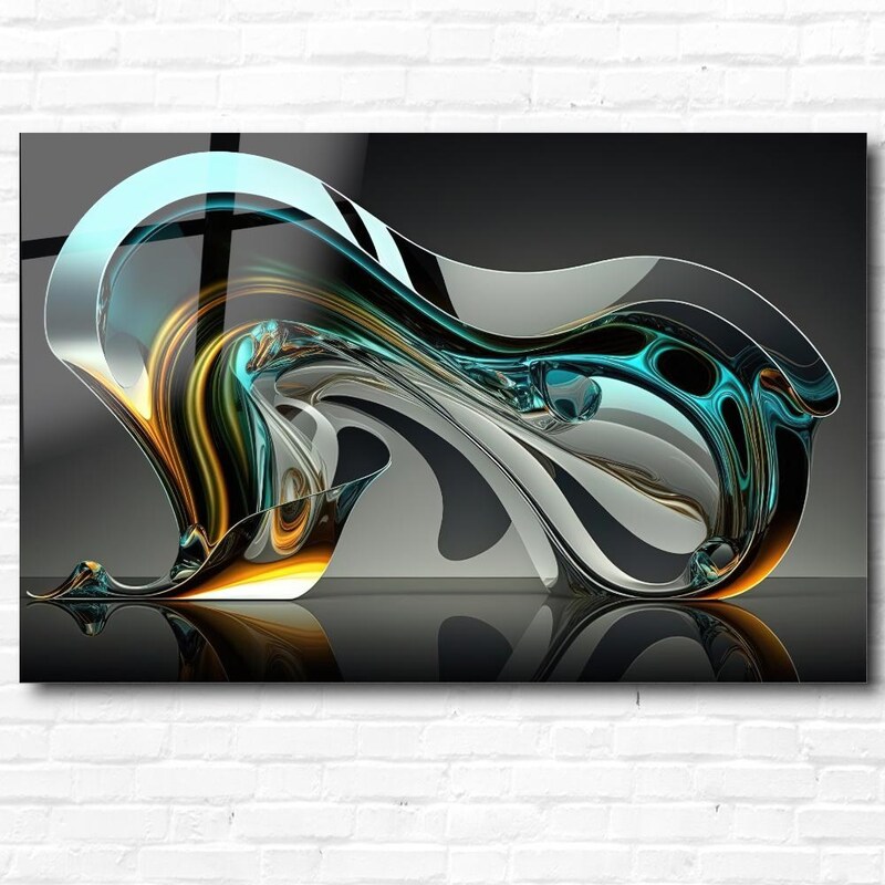 Glass Art Wall Decor - Etsy