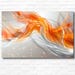Modern Gold Brushstroke Tempered Glass Artwork,golden Harmony ...
