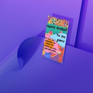 Funky, Unique Party Invitation - Etsy