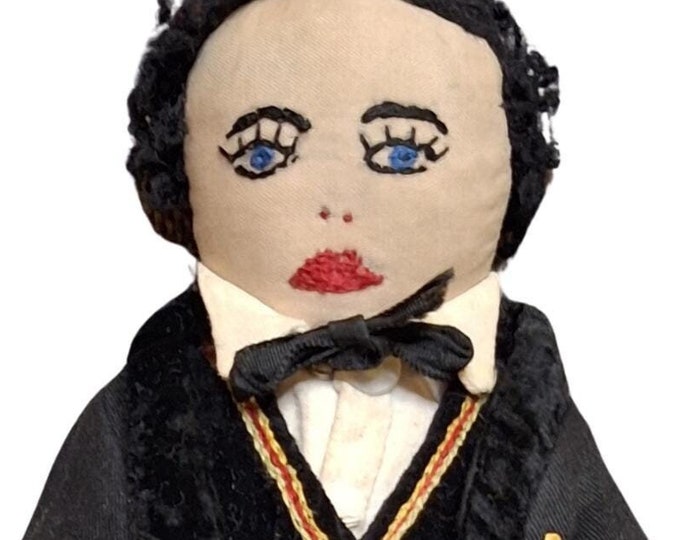 Vintage Cloth Opera Singer/ Conductor Doll - Etsy
