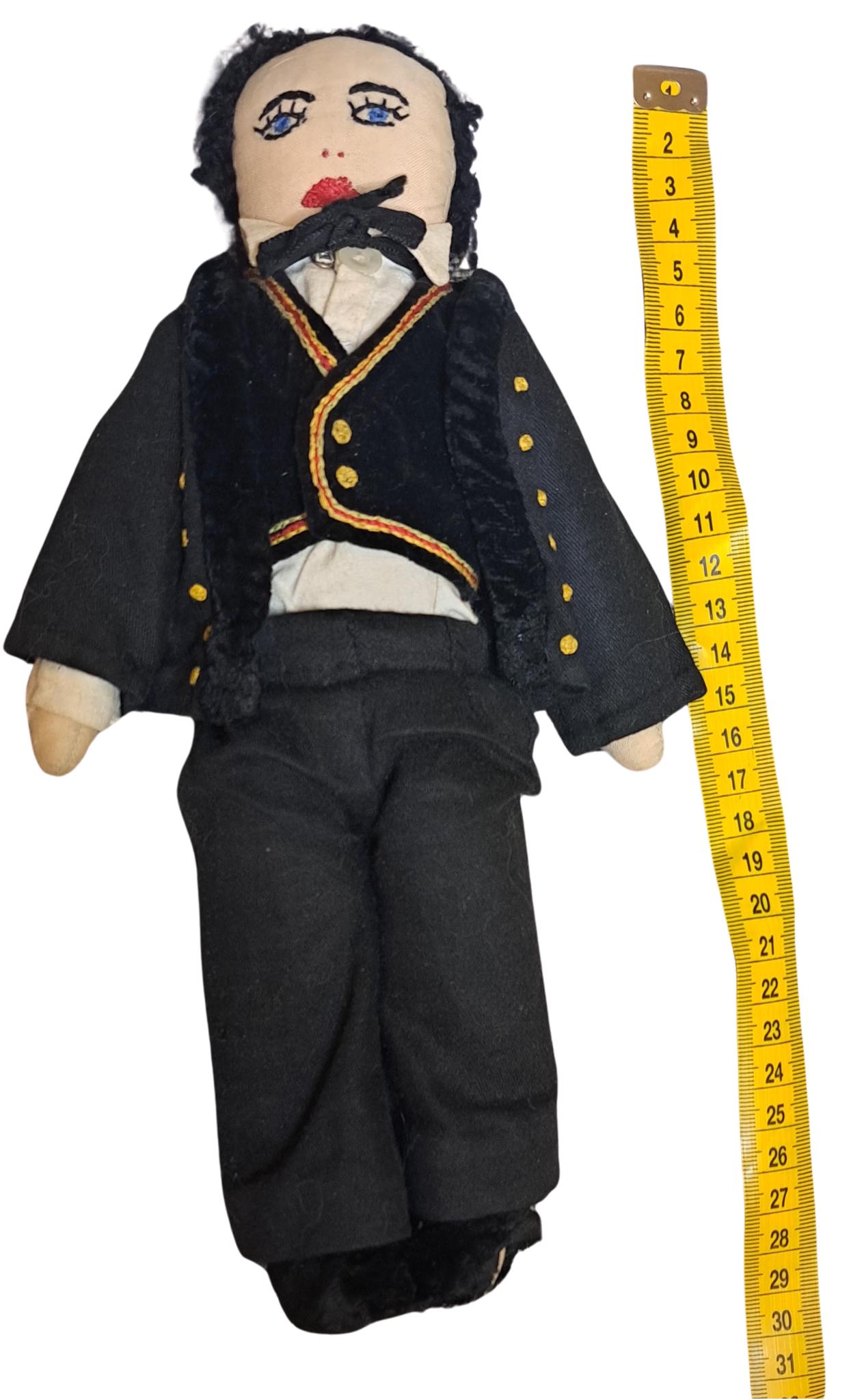 Vintage Cloth Opera Singer/ Conductor Doll - Etsy