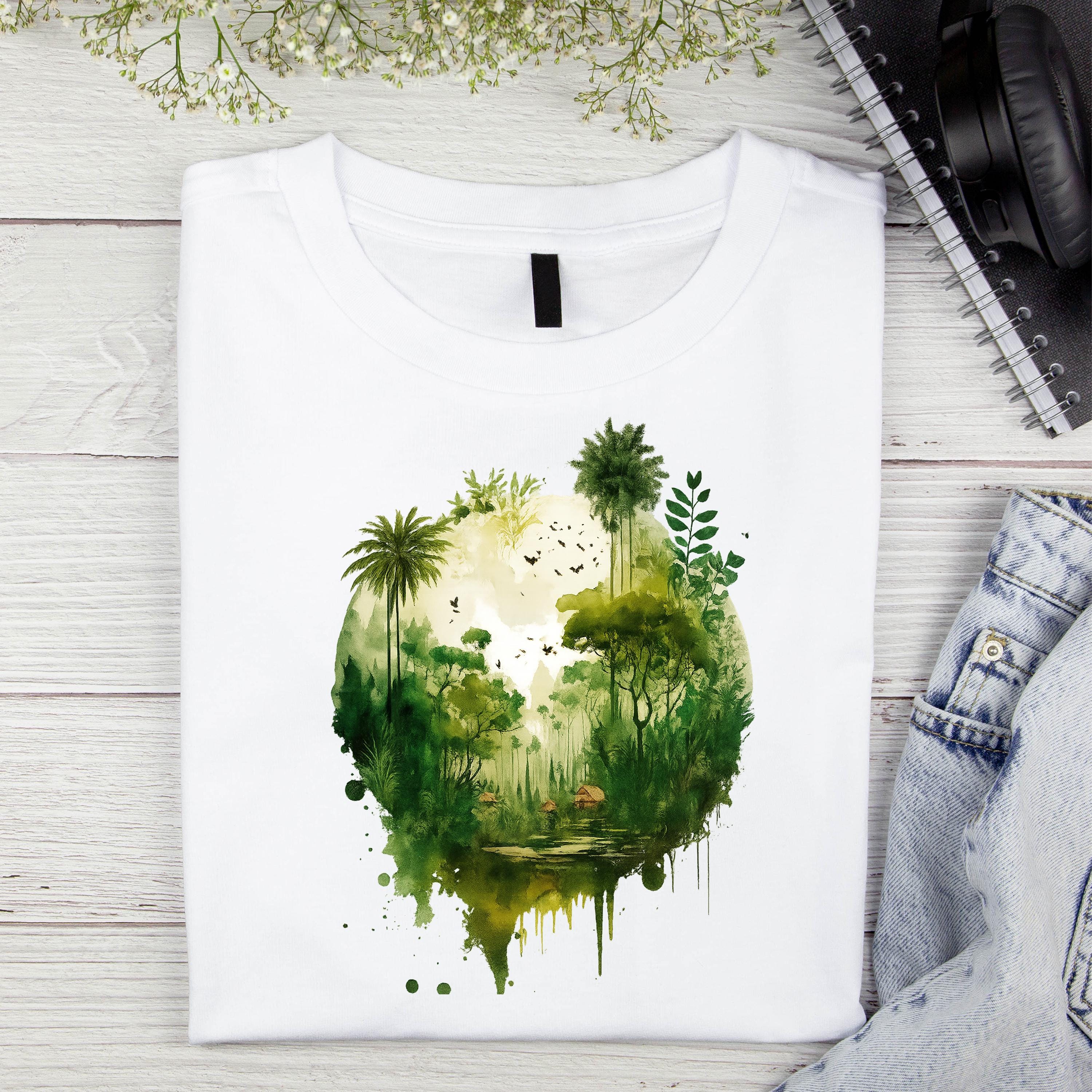 Feminine Nature Print PNG: Trees Design Digital Download - Etsy