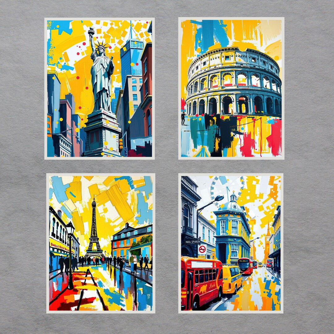 Abstract Art From London, Paris, Rome and New York | Interior Decor ...