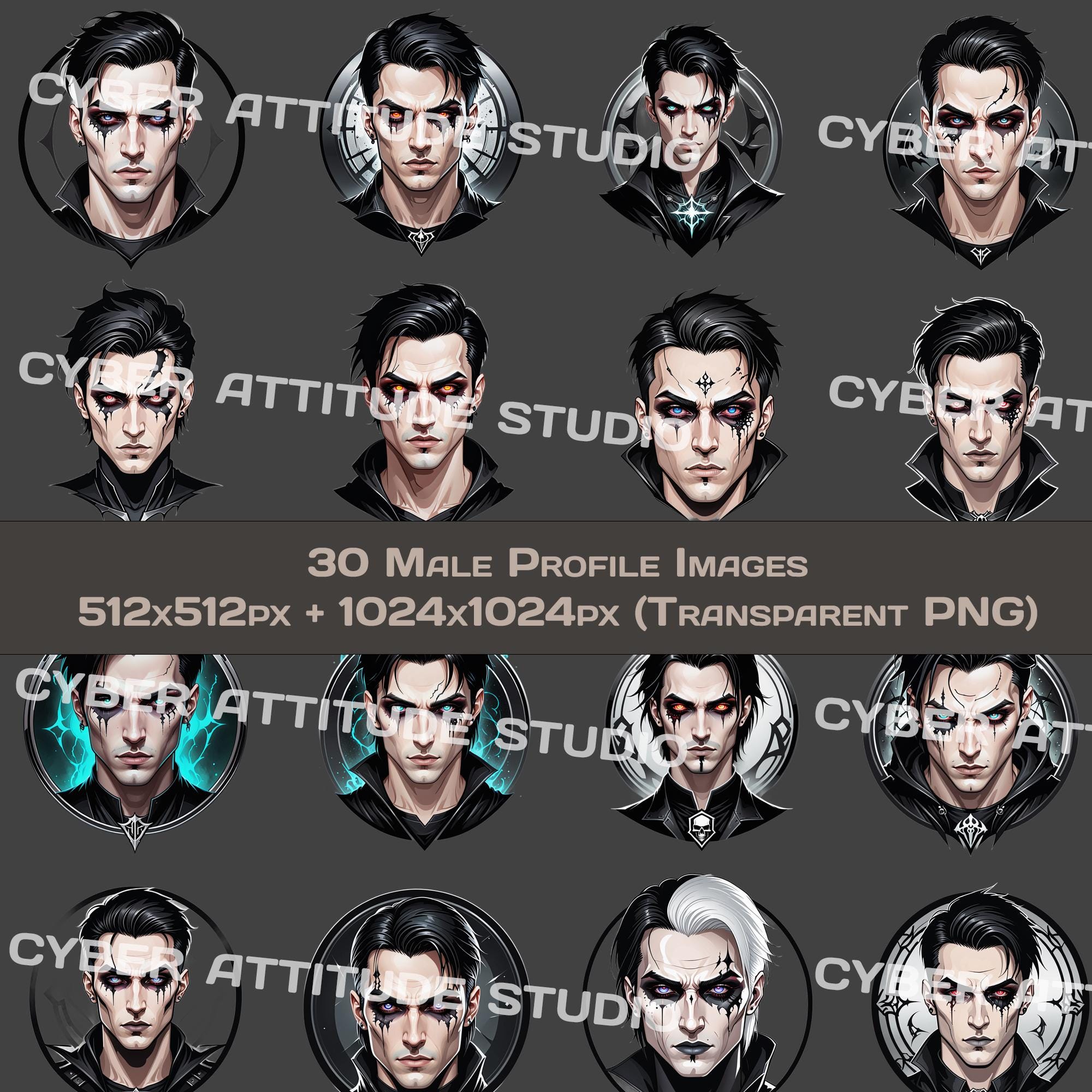 Male Digital Gamer Profile Picture Twitch Avatar Design Discord Profile ...