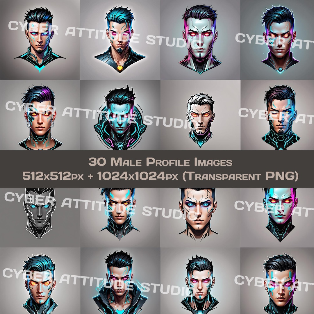 Digital Male Gamer Profile Picture Twitch Avatar Design Discord Profile ...