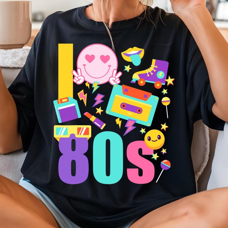 I Love the 80s Svg Png Bundle, Eighties Svg, 90s Birthday Retro Svg ...