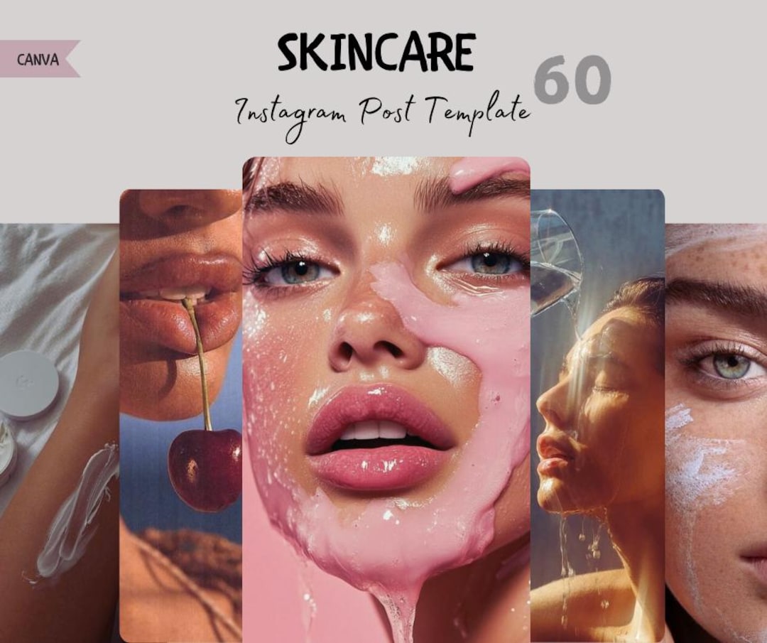 60 Skin Care Instagram Template | Esthetician Instagram Template ...