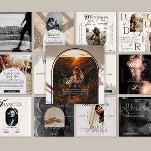 46 Stylish Instagram Post Templates | MRR/PLR Digital Product Template ...