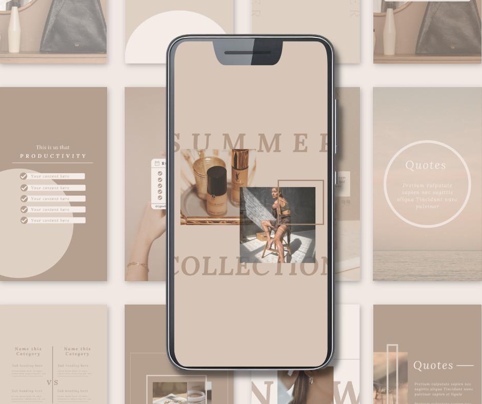 100 Aesthetic Instagram Story Templates – Elevate Your Instagram ...