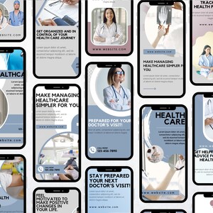Medical Instagram Post & Story Template, Healthcare Content, Hospital ...