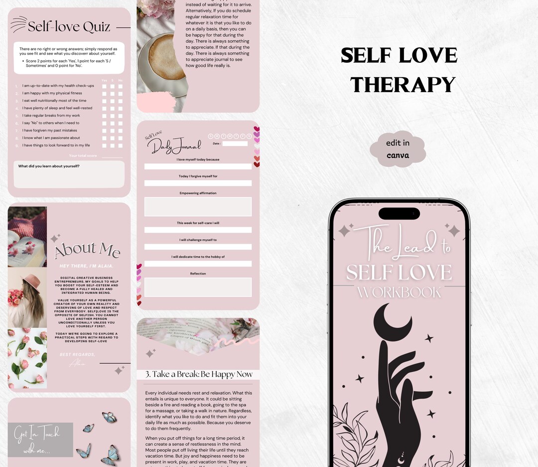 Self Love Template | Self Love and Motivation Templates | Self Love ...
