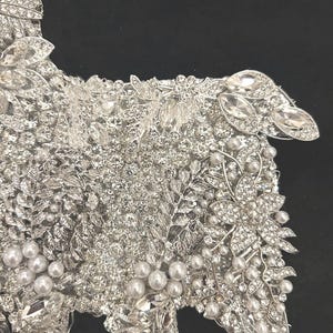 Large OOAK Jeweled Framed Jewelry Art Rhinestone Deer Facing Right - Etsy