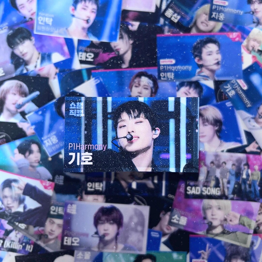 P1harmony Fancam Vinyl Glitter Sticker | P1H P1ece Merch | Kpop Sticker ...