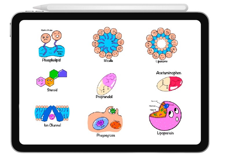 Biomedical Cell Structure, Protein, Molecular Biology, Ions, Digital ...