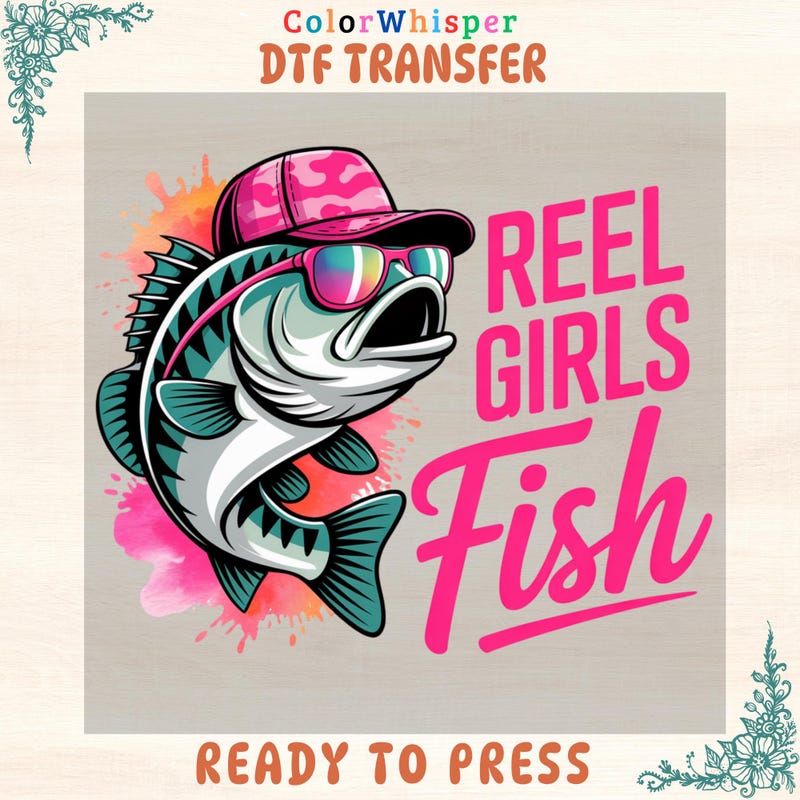 Funny Fishing Dtf Transfers - Etsy