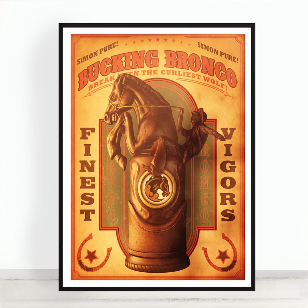 Bioshock Infinite Poster - Bucking Bronco Vigor Poster! Game Poster ...
