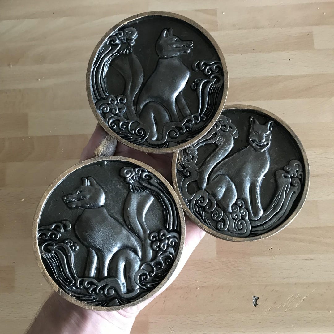 Handmade Silent Hill F Resin Fox Crest: Horror Game Collectible - Etsy