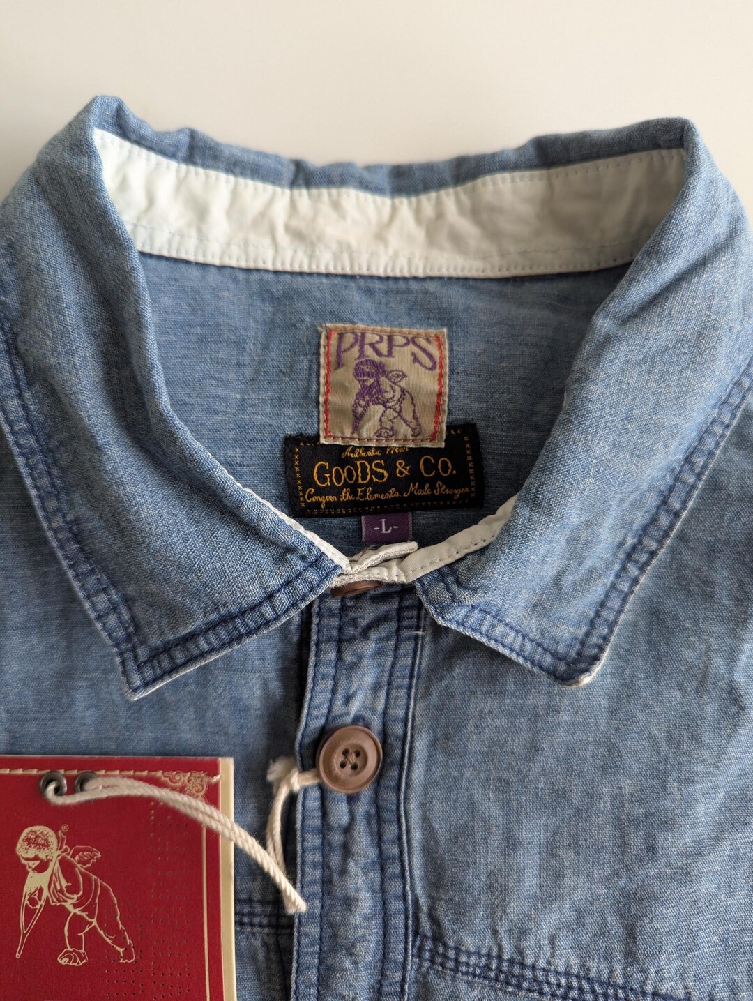 PRPS Chambray Denim Navajo Shirt Large - Etsy
