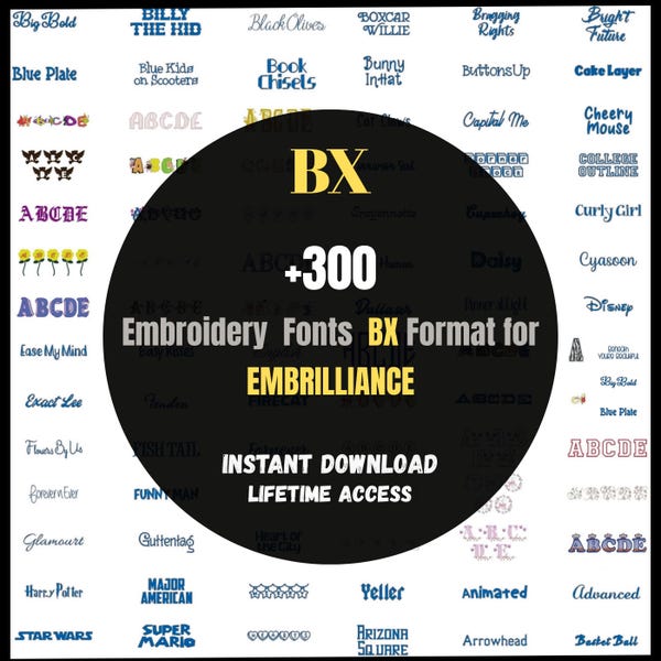 Free Embrilliance Fonts - Etsy