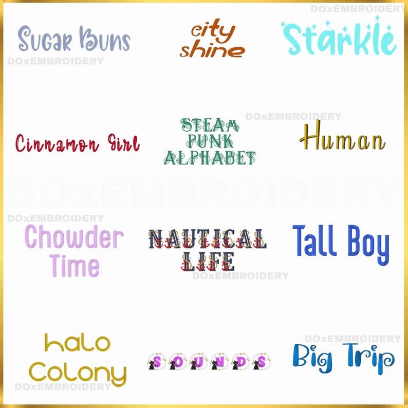 600+ Machine Embroidery Fonts Designs up to 1800 – BX Format for ...