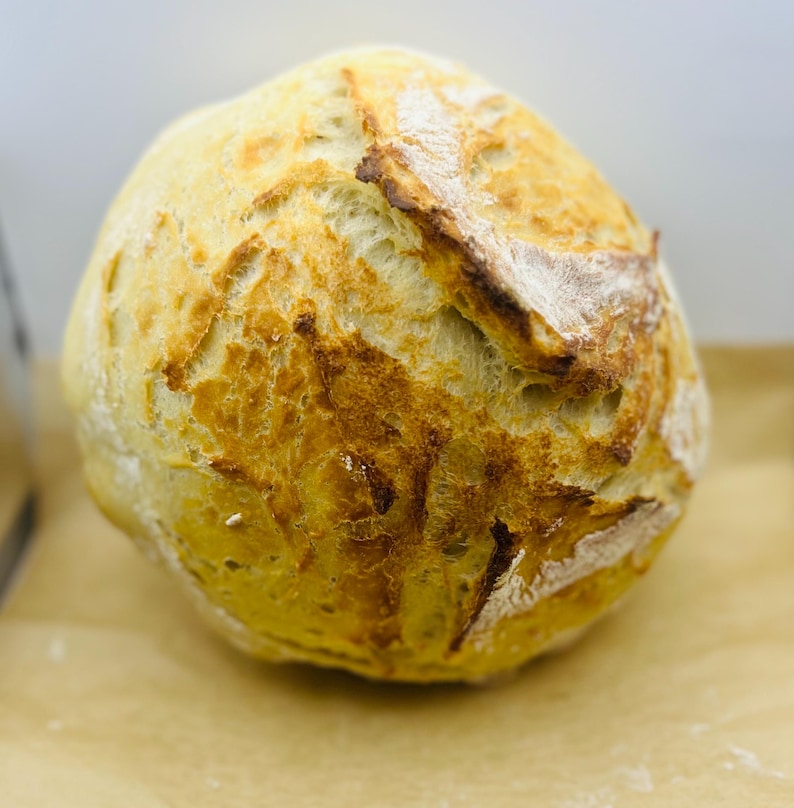 Homemade Artisan Bread Loaf - Fresh Baked, Soft & Rustic - Perfect for ...