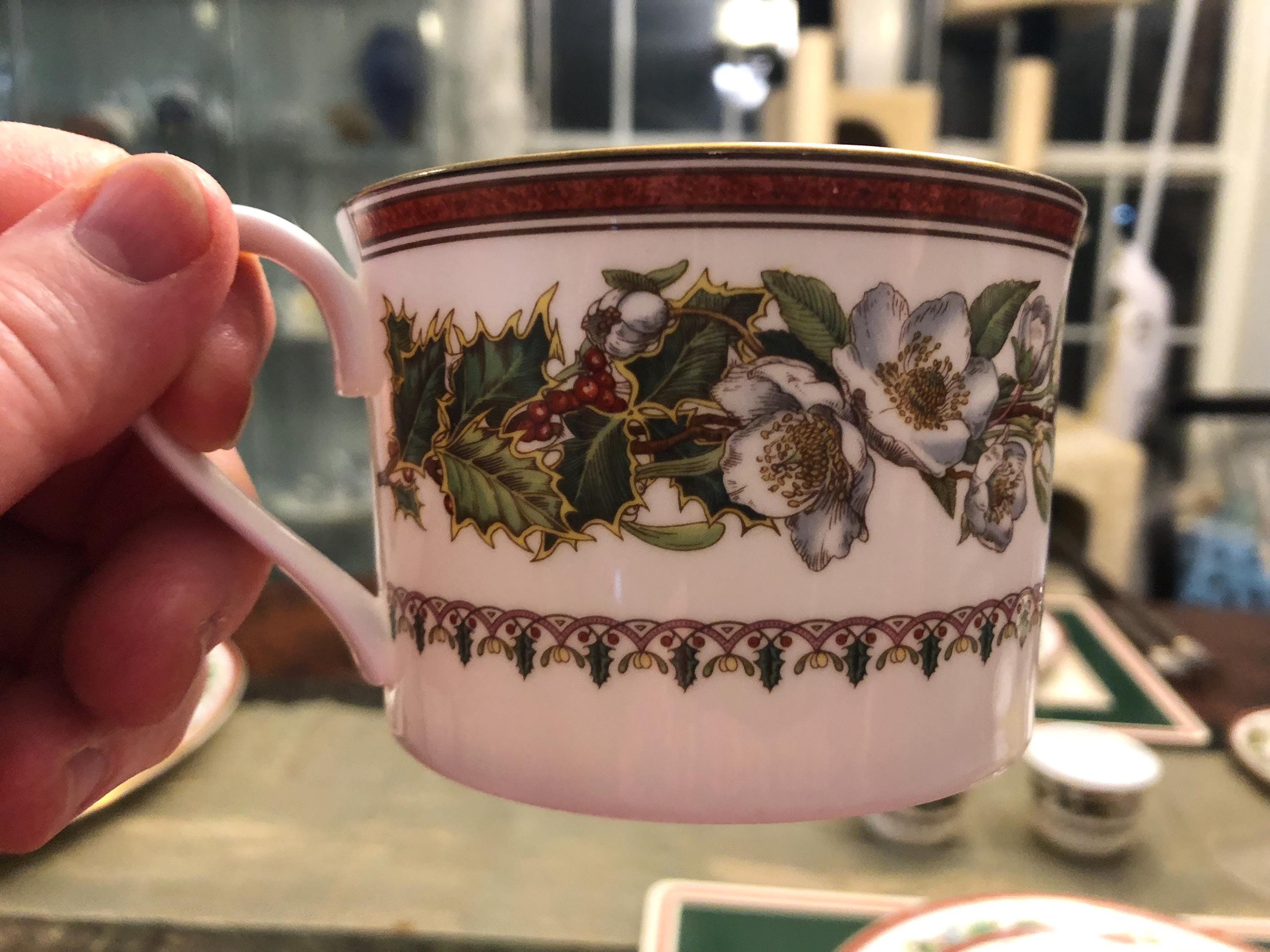 Spode Christmas Rose China (england) Vintage 5 Piece Place Setting. - Etsy