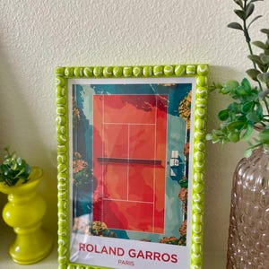 Tennis Ball Hand Made Wooden Bobbin Picture Frame - Etsy