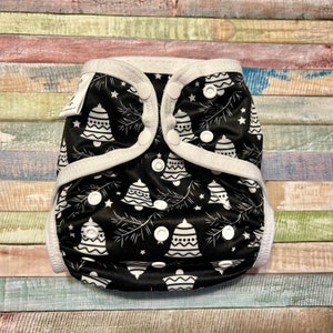 OS Christmas Bells PUL Cloth Diaper Cover One Size With Snaps, Last One ...