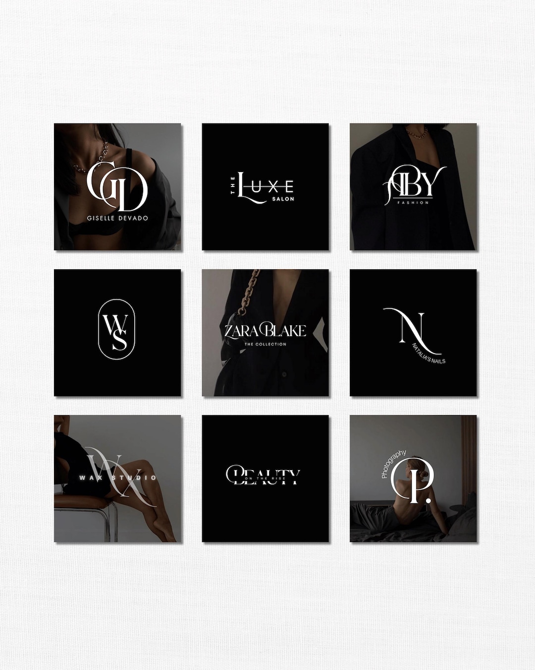 Luxe Animated Logo Design Templates for Women Small Business | 16 ...