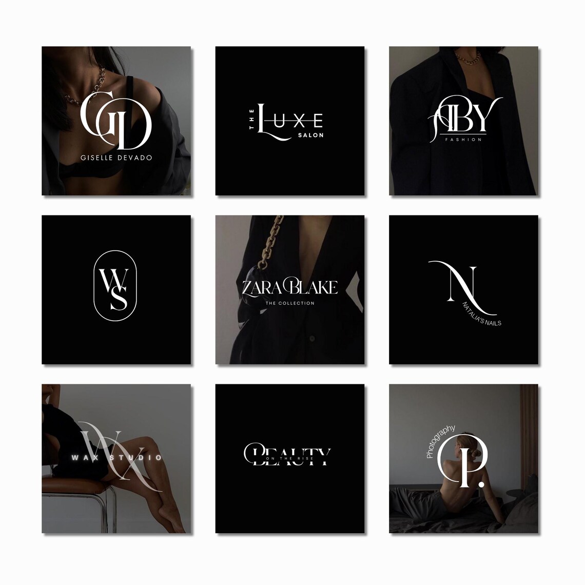 Luxe Animated Logo Design Templates for Women Business | Luxury ...