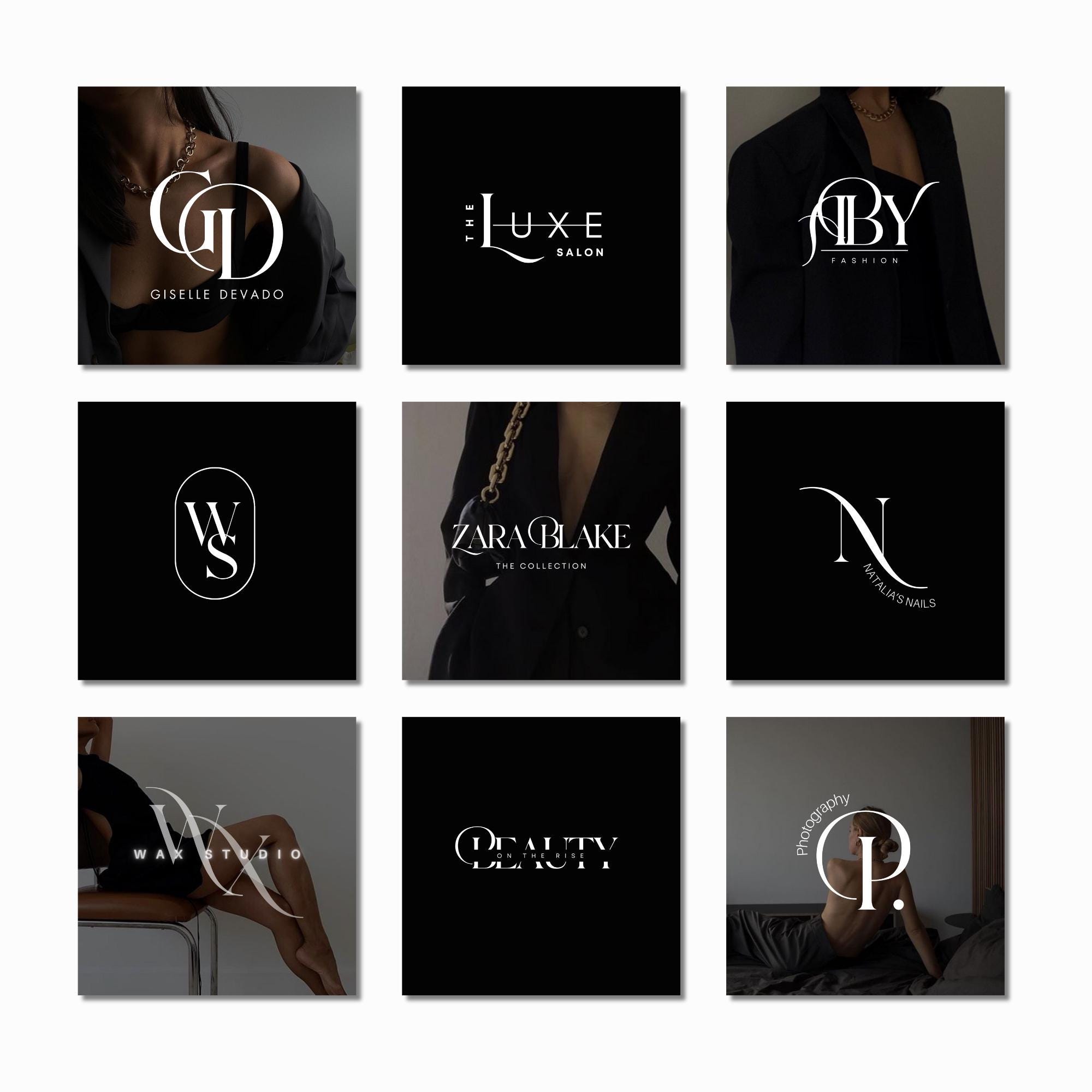 Luxe Animated Logo Design Templates for Women Business | Luxury ...