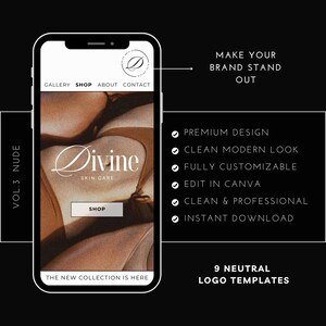 Neutral Animated Logo Design Templates for Women Small Business ...