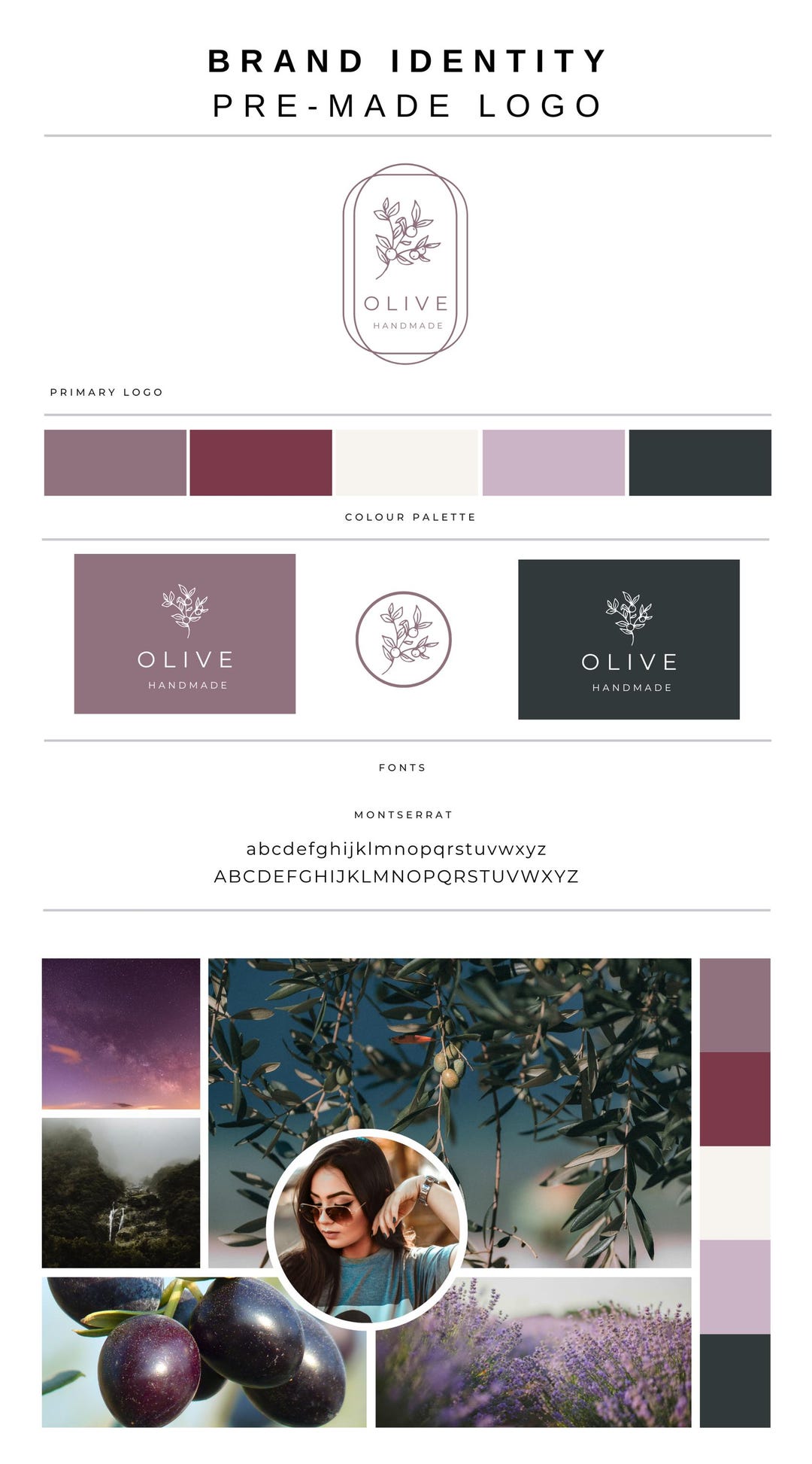 Editable Pre-made Brand Identity Package Done for You Graphic Design ...