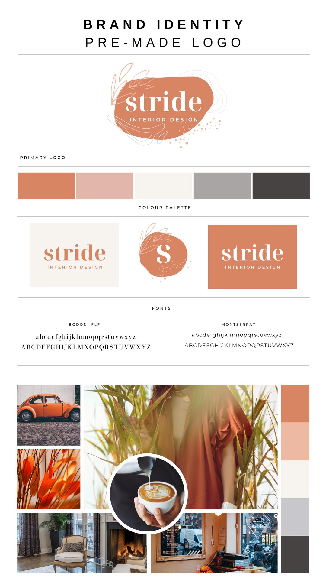 Editable Pre-made Brand Identity Package Done for You Graphic Design ...