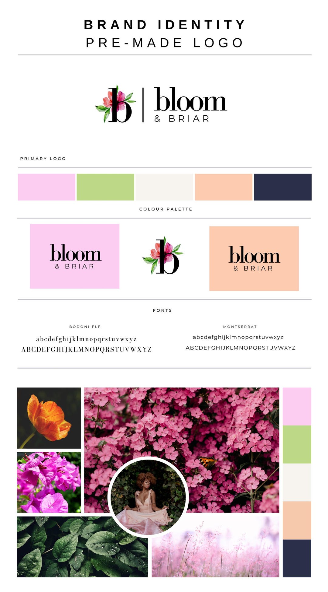 Editable Pre-made Brand Identity Package Done for You Graphic Design ...