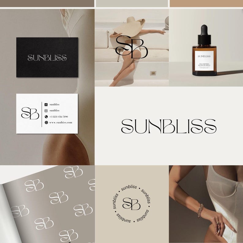CUSTOM BRAND IDENTITY Logo Design Kit, Luxury Proffessional Businesses ...