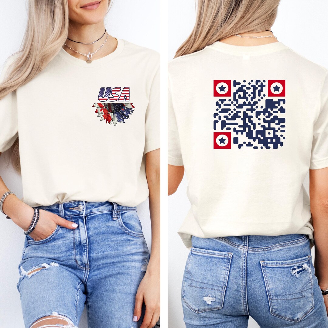 Trump Dance Troll QR Code T Shirt Viral Trump Dance YMCA Qr Code Shirt ...