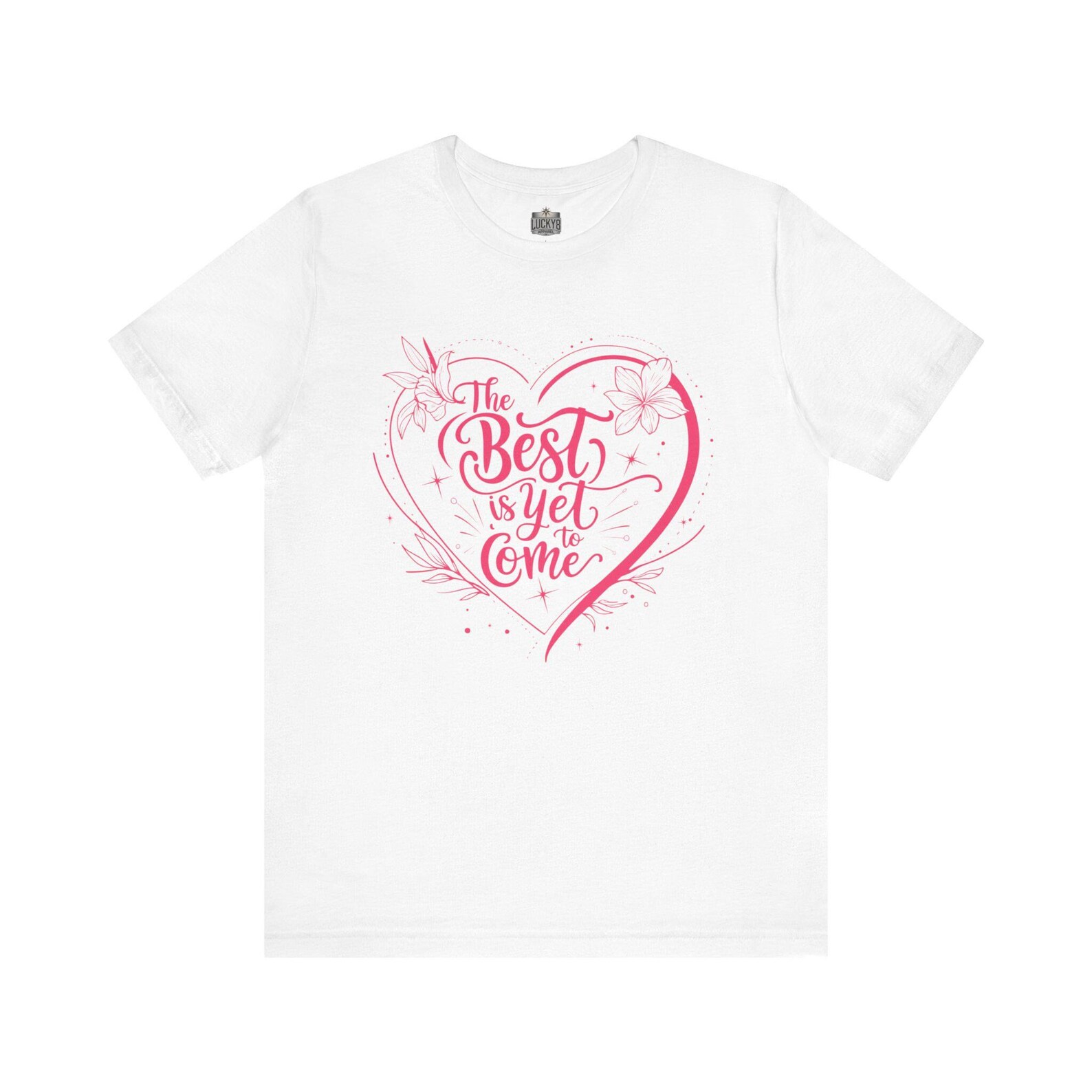 Inspirational Heart Graphic Tee: Positive Vibes, Floral Design - Etsy
