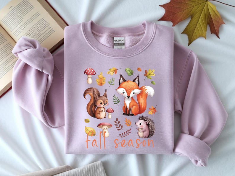 Fall Season Sweater - Tee, Autumn Vibes, Cozy Sweater, Warm Pullover ...