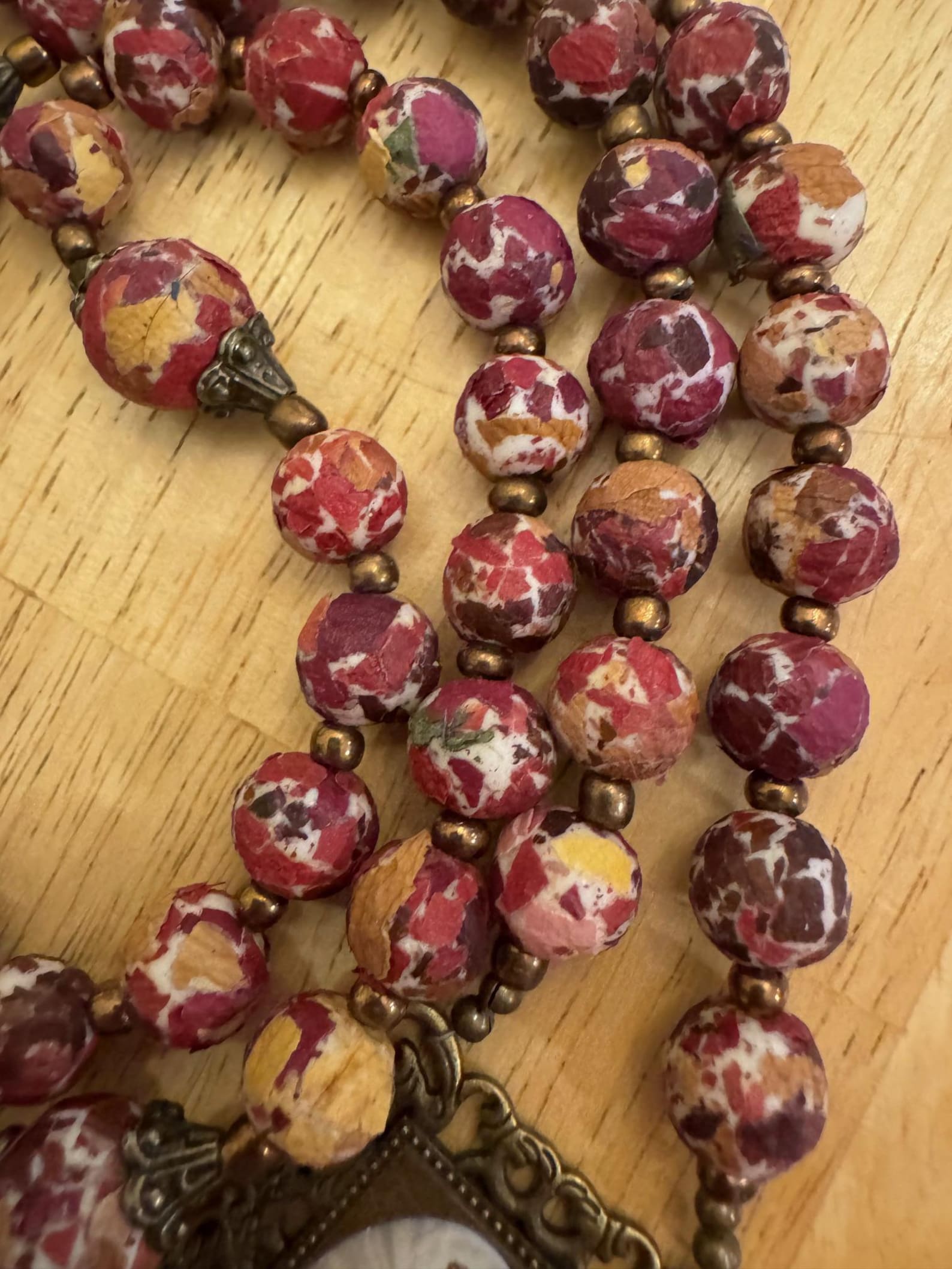 Custom Handmade Dry Flower Full Rosary (using Your Flowers!) - Etsy