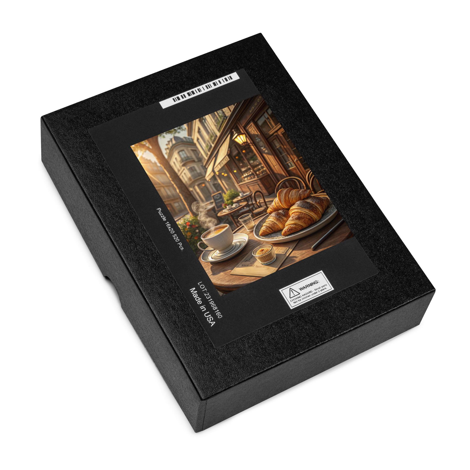 French Café Breakfast Puzzle | Croissants & Coffee in Sunny Paris ...