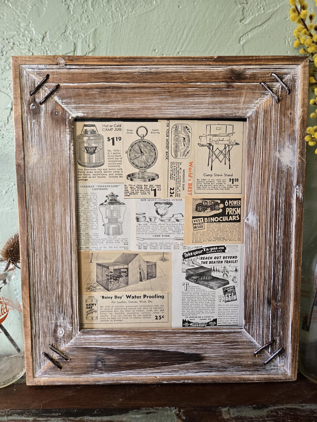 Vintage Camping Advertisements - Camping Decor - Antique Camping Ads ...