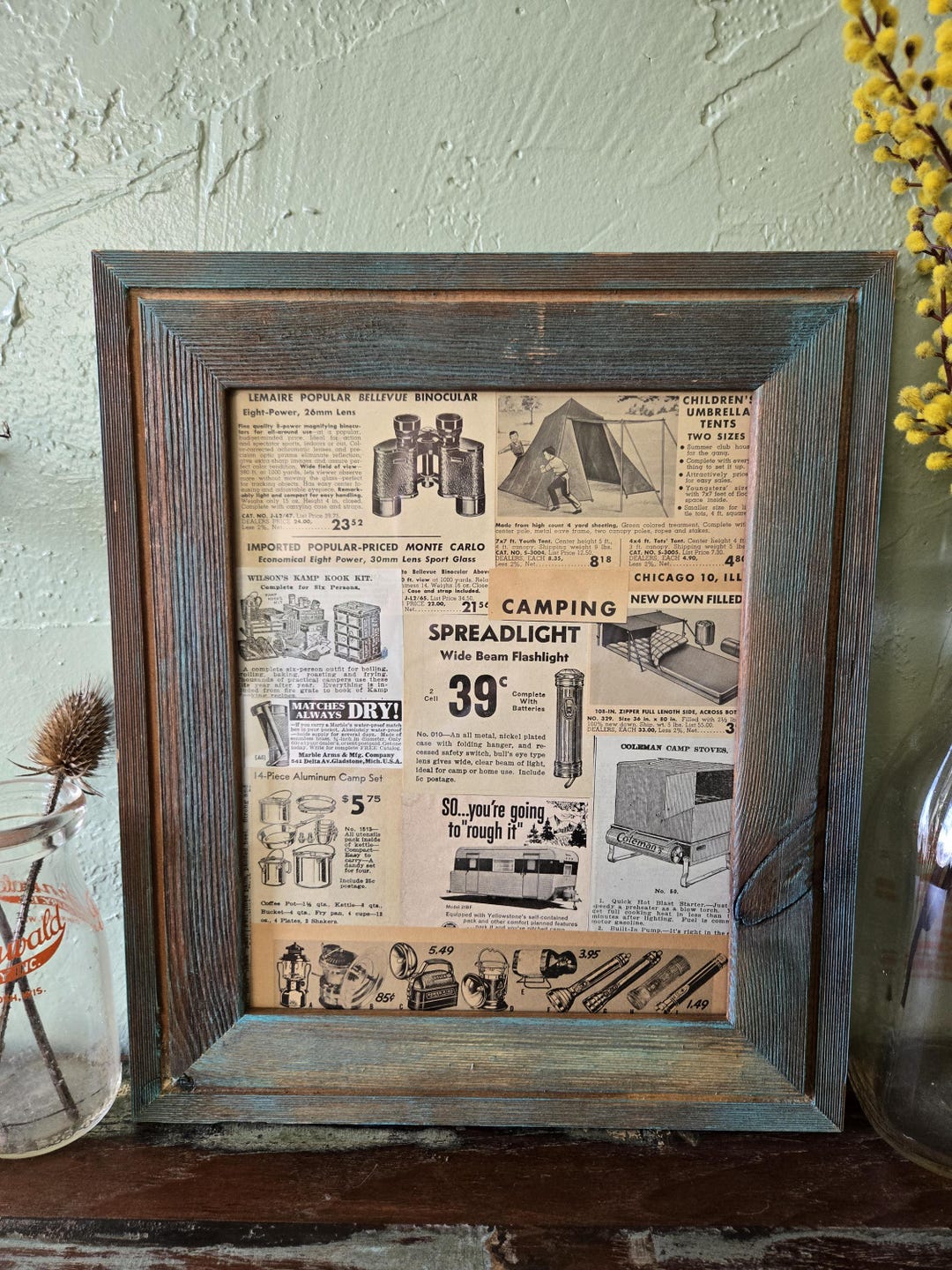 Vintage Camping Advertisements - Camping Decor - Antique Camping Ads ...