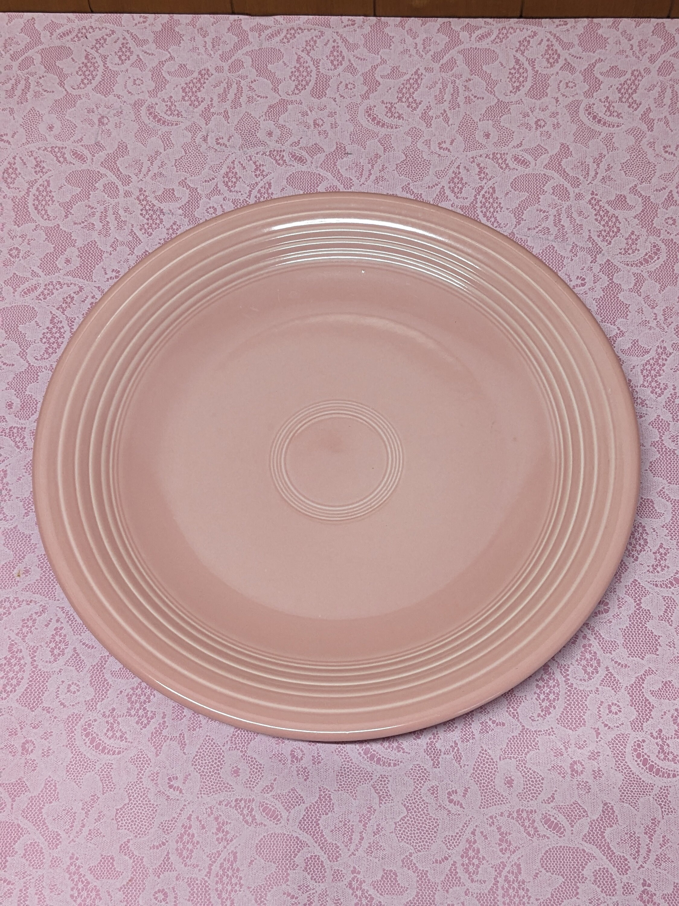 Genuine Fiesta Hlco USA Charger Plate 11.5 Pink - Etsy