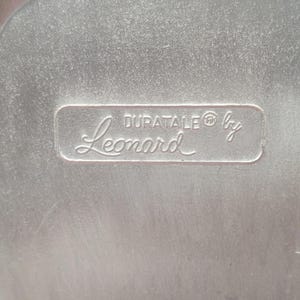 Vintage Cast Aluminum DURATALE® by Leonard Metal Bread Platter 'give Us ...