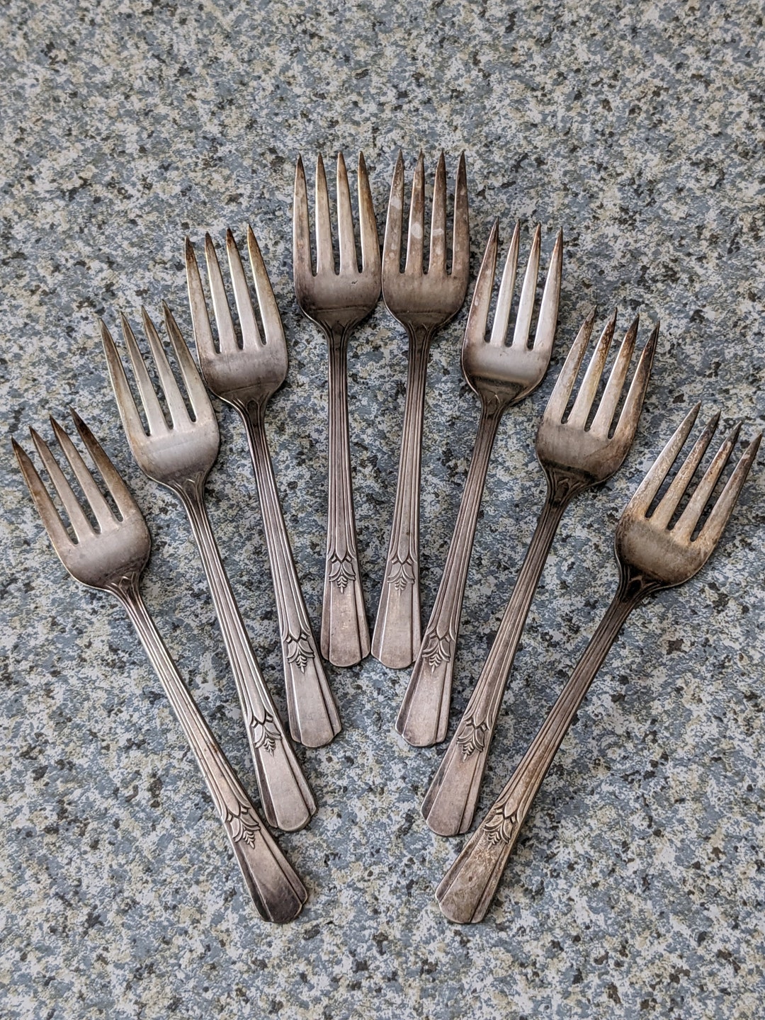 Lady Drake Wm A Rogers MFG Co Oneida 'IS' LTD Silver Plated Forks - Etsy