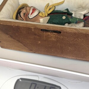 Vintage Happy Clown Soft Toy in A Coffin! - No Label - Etsy