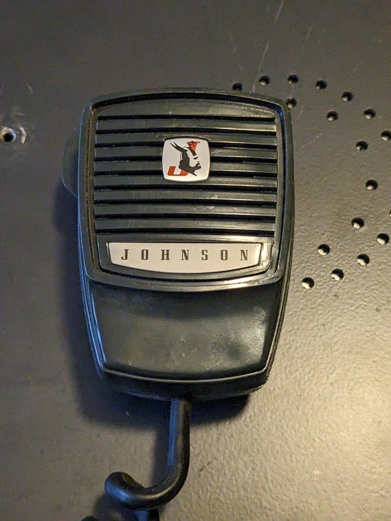 JOHNSON Messenger 323A Vintage CB Radio Transceiver USA W/ Microphone ...
